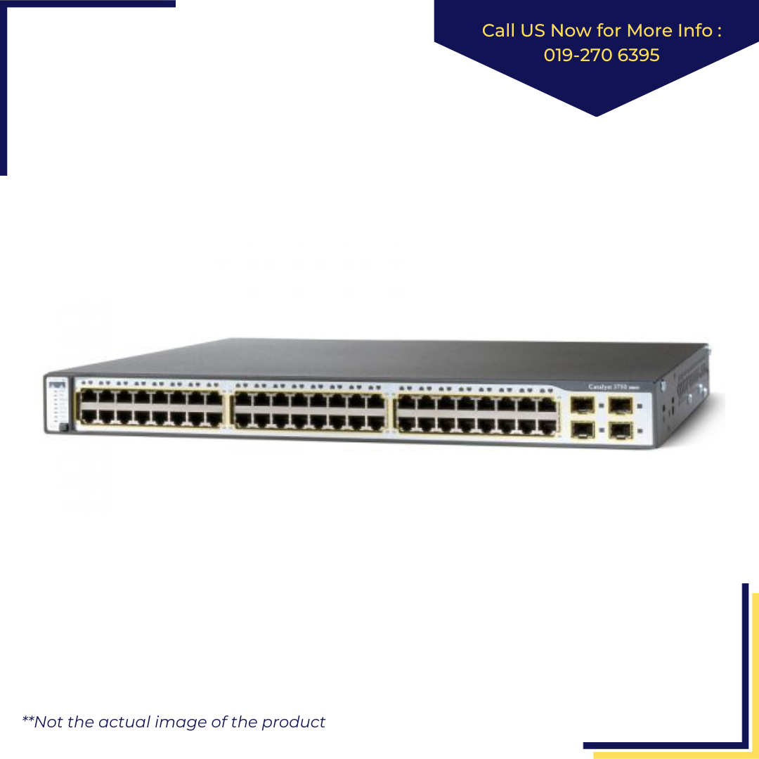 Cisco Catalyst 3750 48-Ports WS-C3750-48PS-S Switch - Velsat Technology